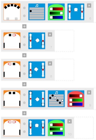 Programmation visuelle avec "Thymio VPL"