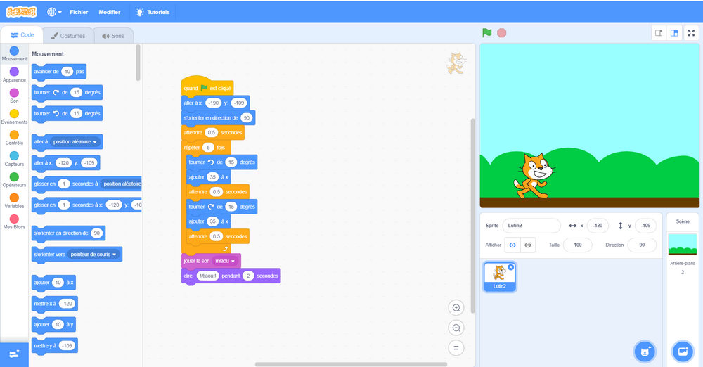 Scratch : présentation, devinettes et missions